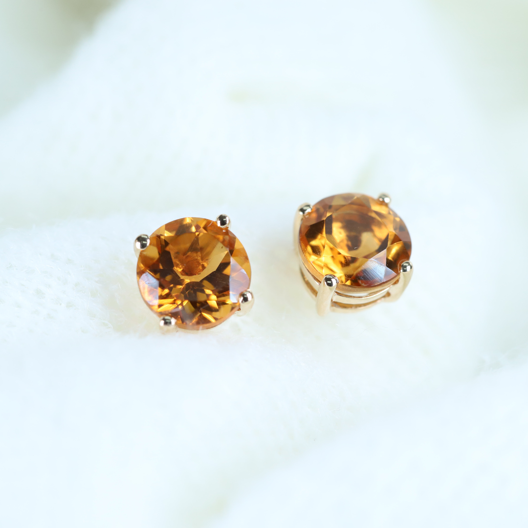 Citrine Earrings – Gin and Grace
